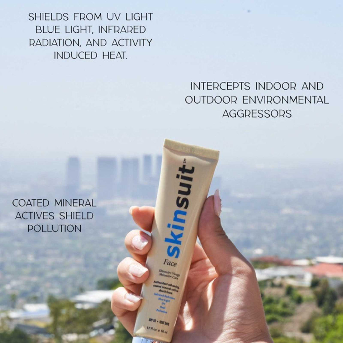 Skinsuit Face Daily Protector Sunscreen with SPF 50 for Sun Protection ...